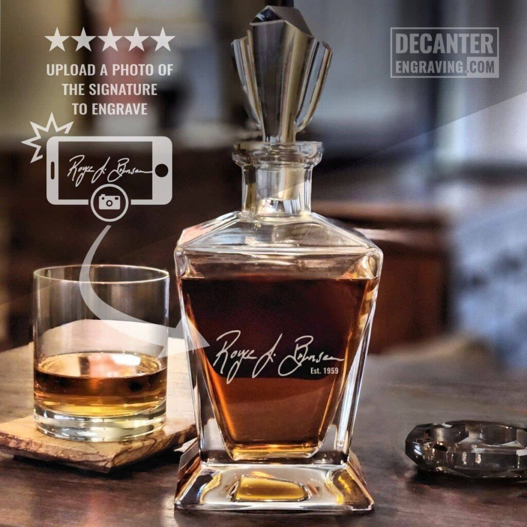 Personalized Bishop Decanter | Signature Engraving