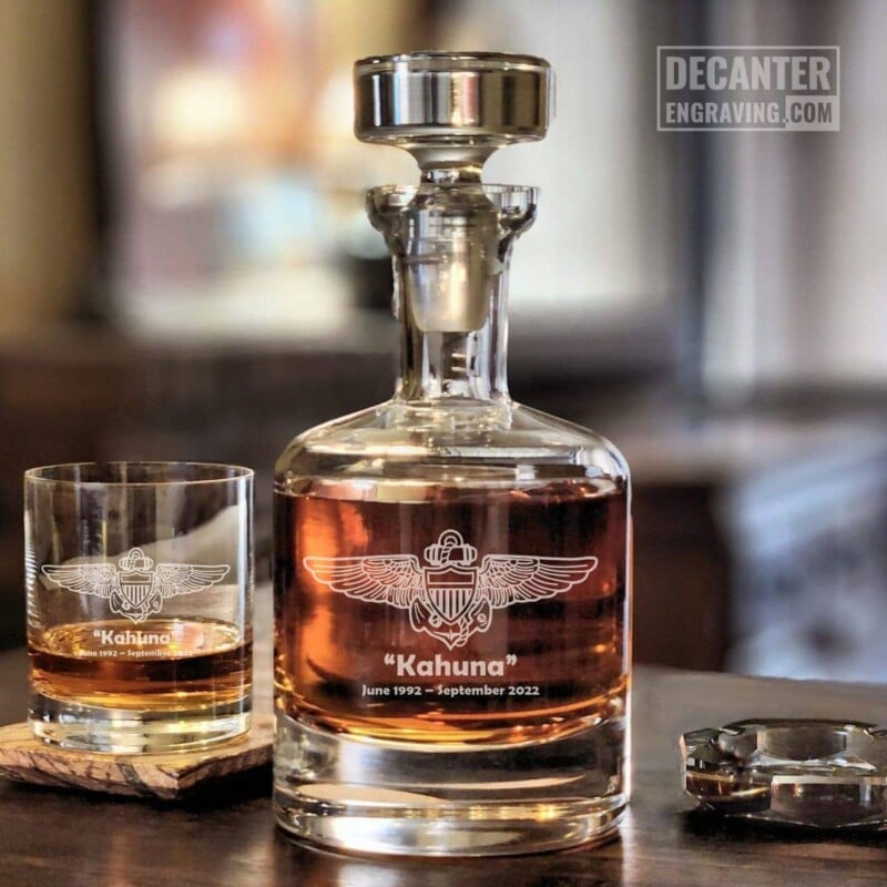 Personalized Buckingham Decanter | Tilt