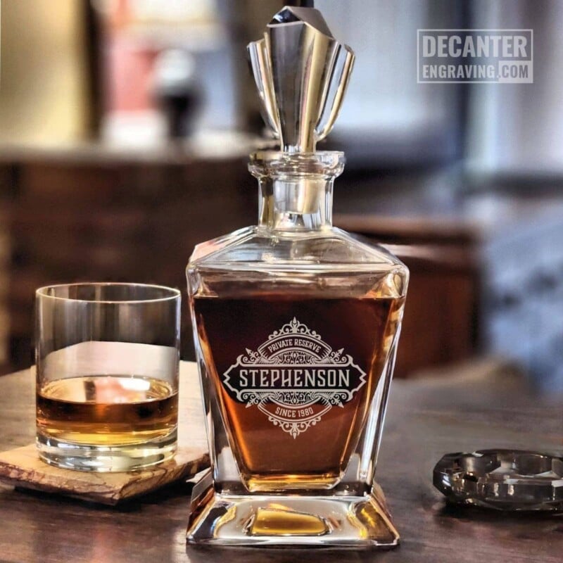 Personalized Whiskey Decanters | Customized Decanter Sets